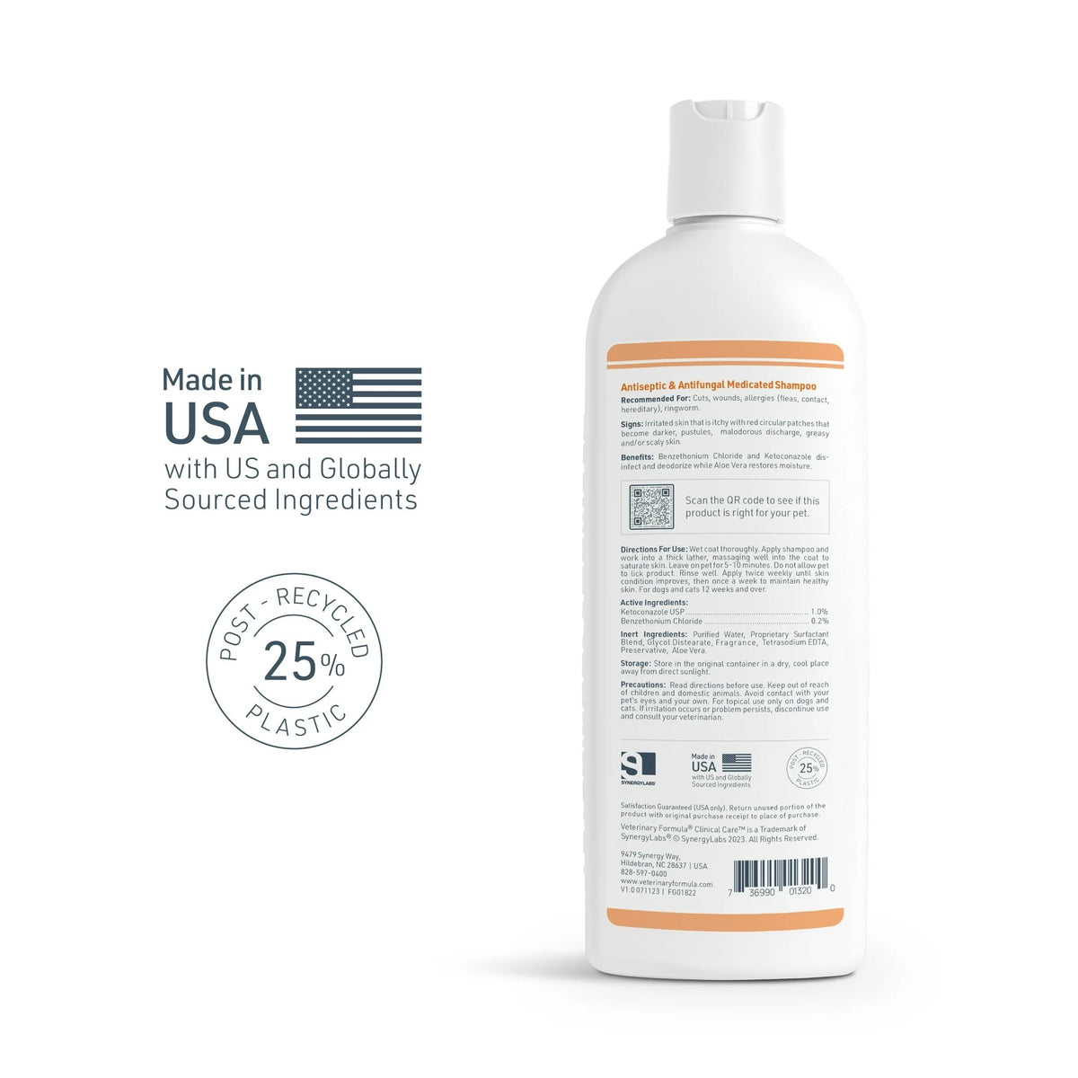 Clinical Care Antiseptic & Antifungal Shampoo - 2 packs - 16 oz - plus ...