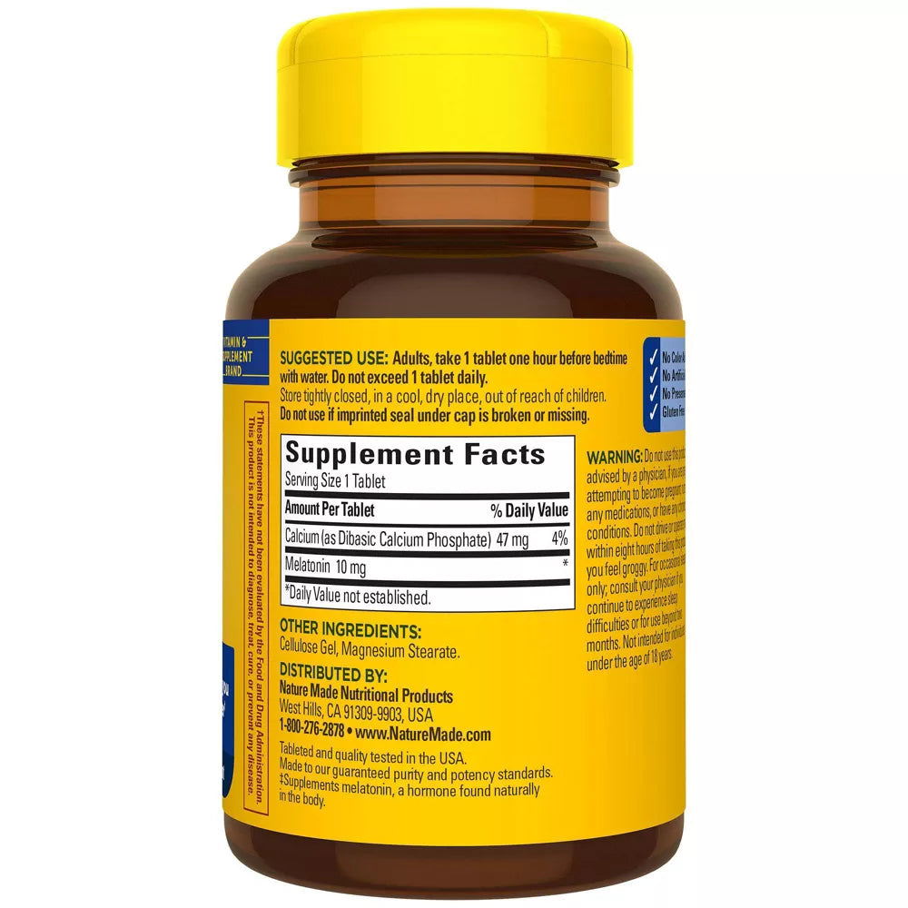 Nature Made Extra Strength Melatonin 10mg Tablets – MyOutletMall